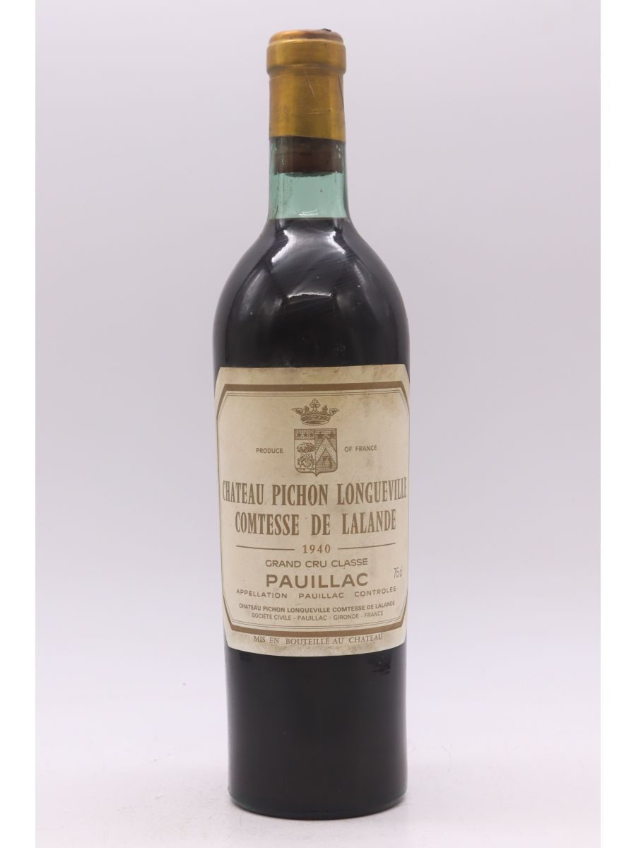 Pichon Longueville Comtesse de Lalande 1940