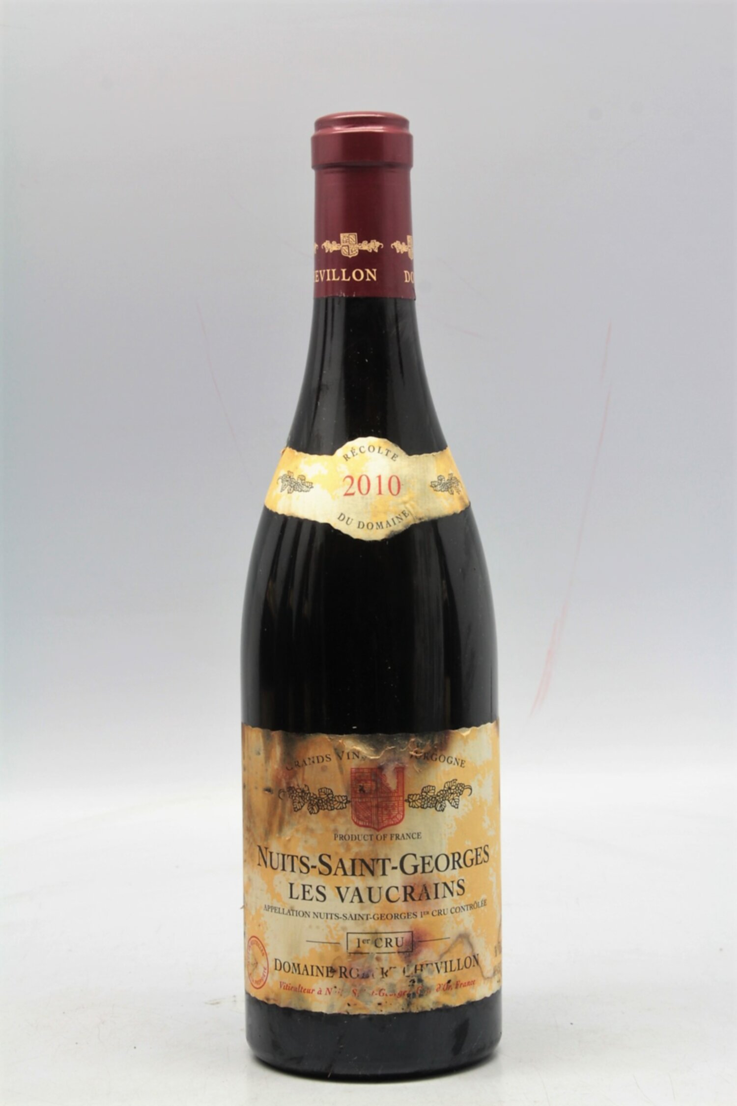Robert Chevillon Nuits Saint Georges 1er cru Les Vaucrains 2010 - VINS ...