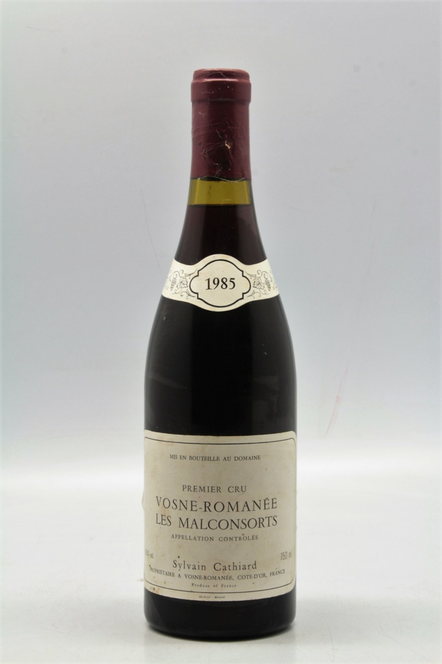 Sylvain Cathiard Vosne Romanée 1er cru Aux Malconsorts 1985 - VINS ...
