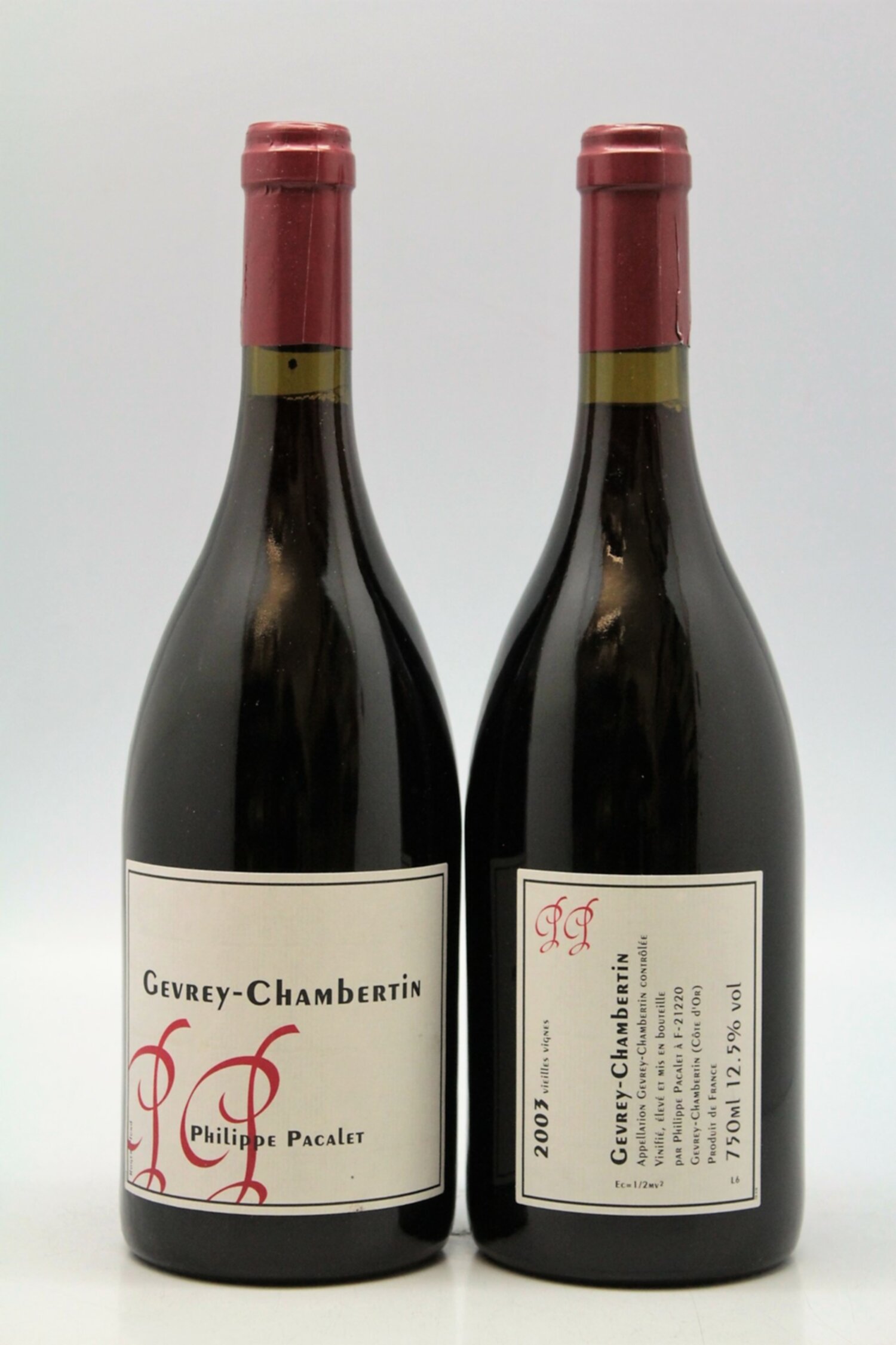 Philippe Pacalet Gevrey Chambertin 2003 - VINS & MILLESIMES