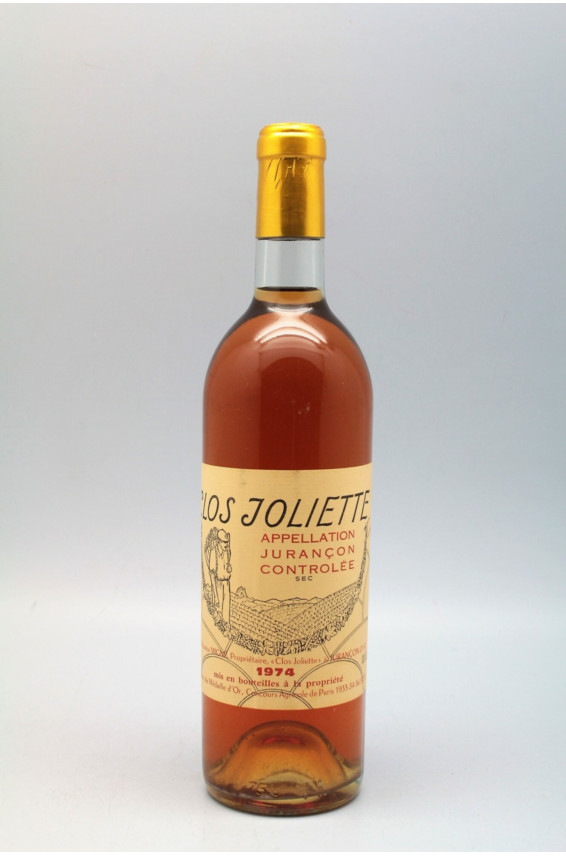 Clos Joliette Jurançon Sec 1974