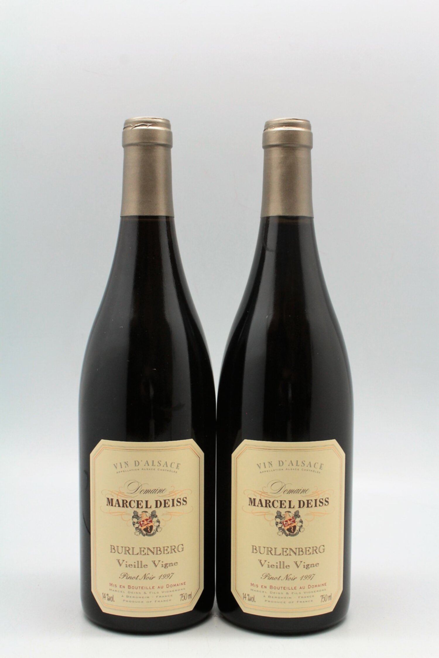 Marcel Deiss Alsace Pinot Noir Burlenberg Vieille Vigne 1997 - VINS ...