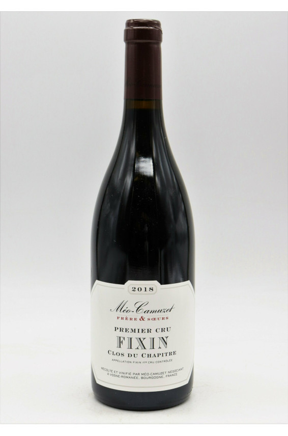 Méo Camuzet Fixin 1er cru Clos du Chapitre 2018