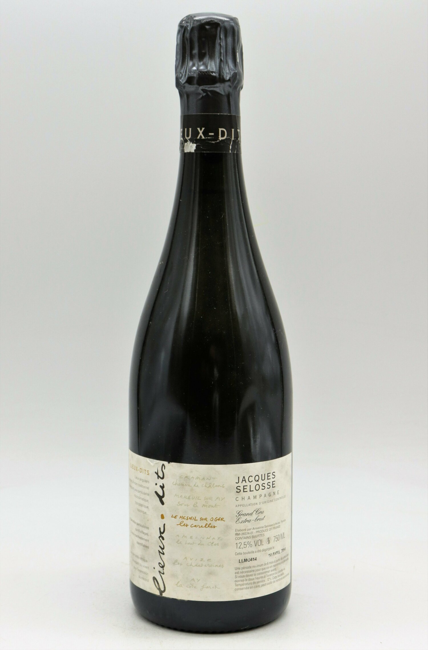 Jacques Selosse Les Carelles (Disgorgement 2014) - VINS & MILLESIMES